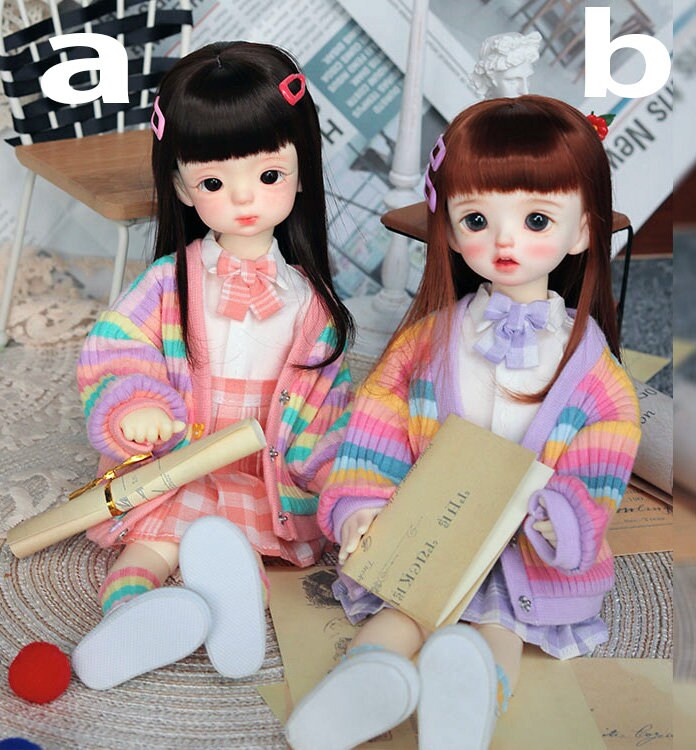 Yosd MSD Sweater Cardigan Coat Socks Set for 1/6 1/4 BJD - Etsy