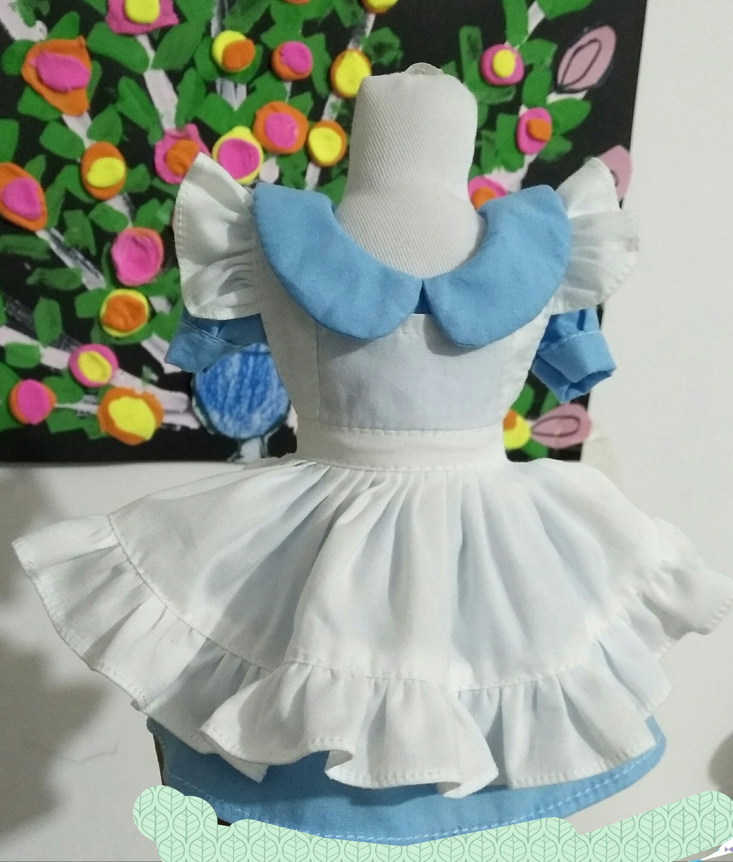 1/6 BJD Doll Clothes Yosd Dress Housemaid Dress Set blue & - Etsy