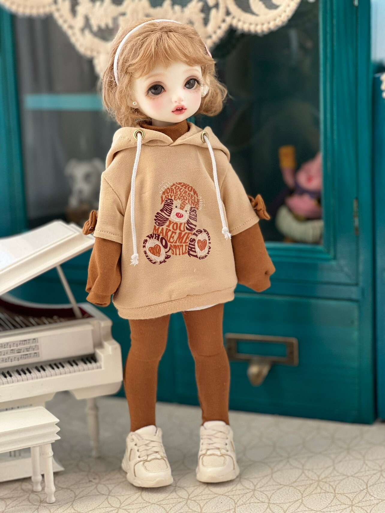 Yosd MSD Hoodie & Socks Set for 1/6 1/4 BJD Doll Clothes Neo - Etsy