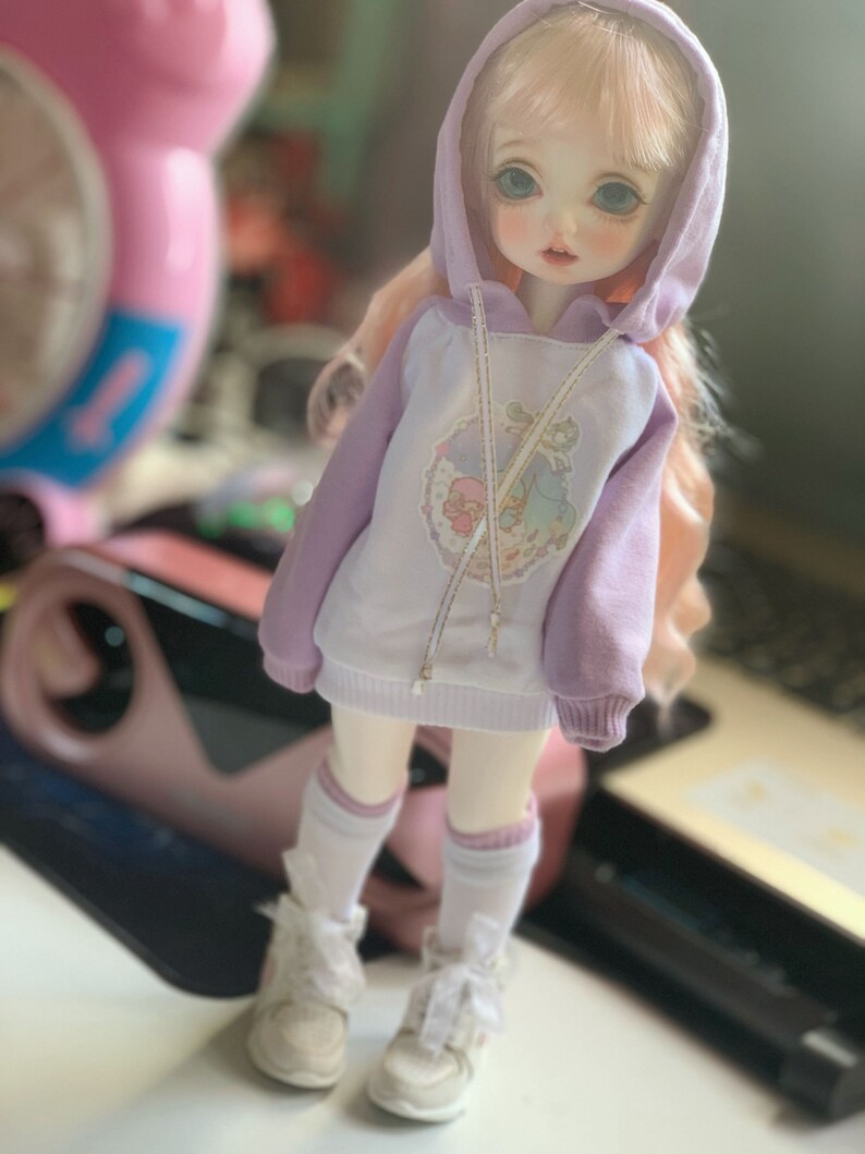 Yosd Cartoon Hoodie & Pumpkin Hat for 1/6 BJD Doll Clothes | Etsy