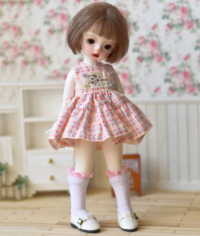 BJD Clothes Yosd Sleeveless Dress and Socks Set for 1/6 BJD | Etsy