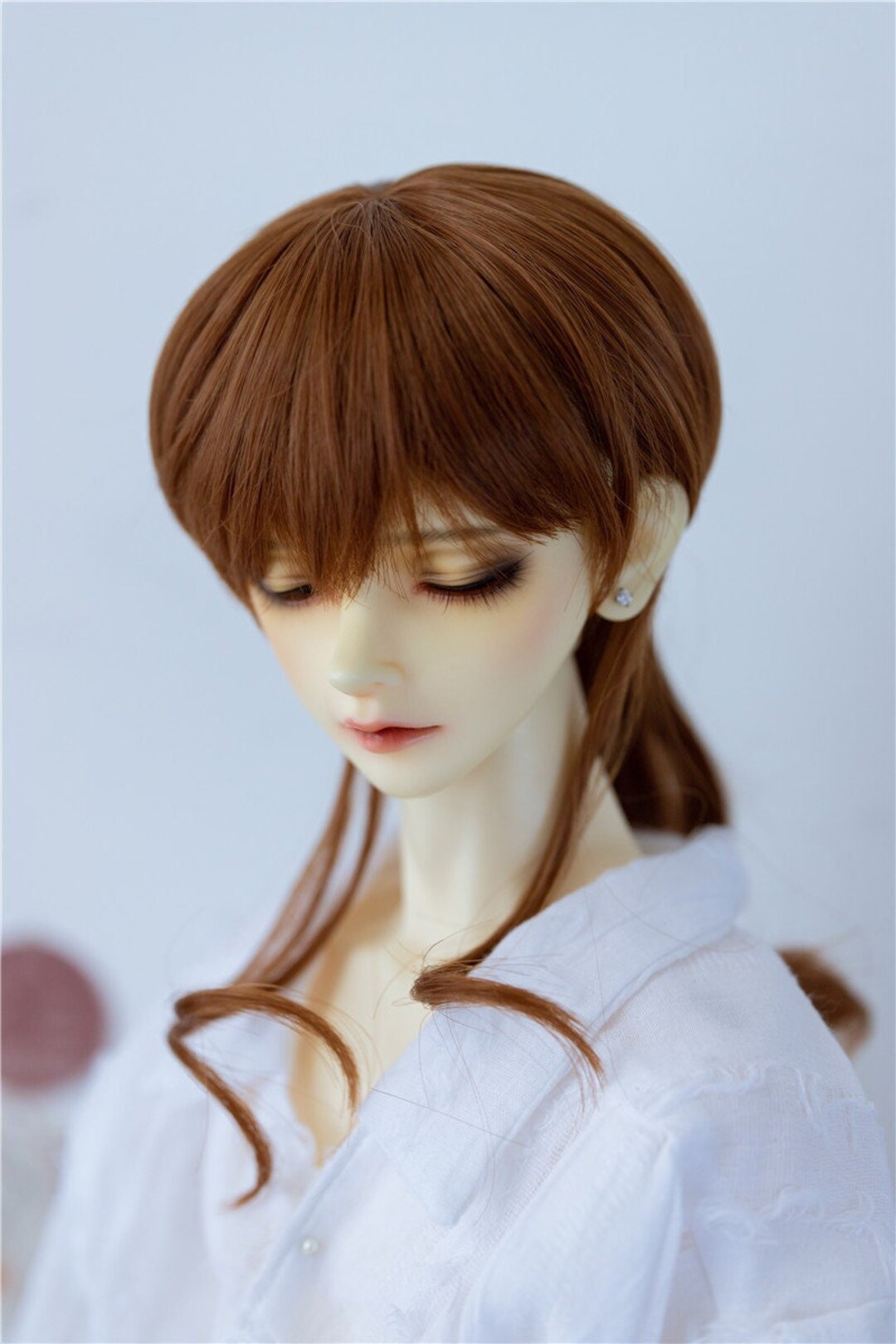 BJD Wig SD MSD Yosd Wig Mullet Hair for 1/6 1/4 1/3 Bjd Doll Kk23 Mdd ...