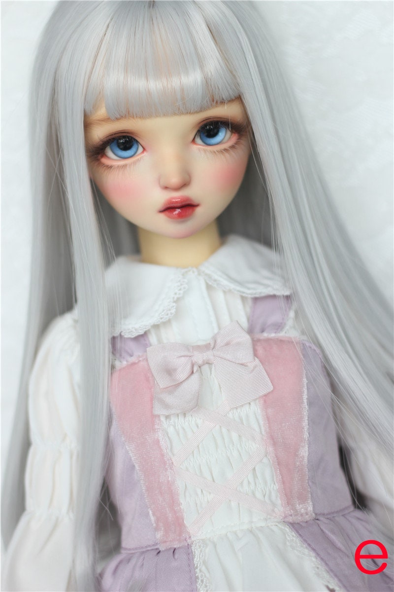 BJD Wig SD MSD Yosd Wig Long Hair With Bang for 1/6 1/4 1/3 - Etsy