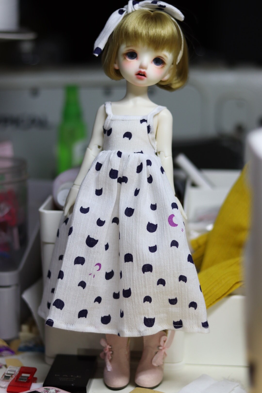 YoSD MSD Sleeveless Dress & Hairband Set for 1/6 1/4 BJD Doll | Etsy