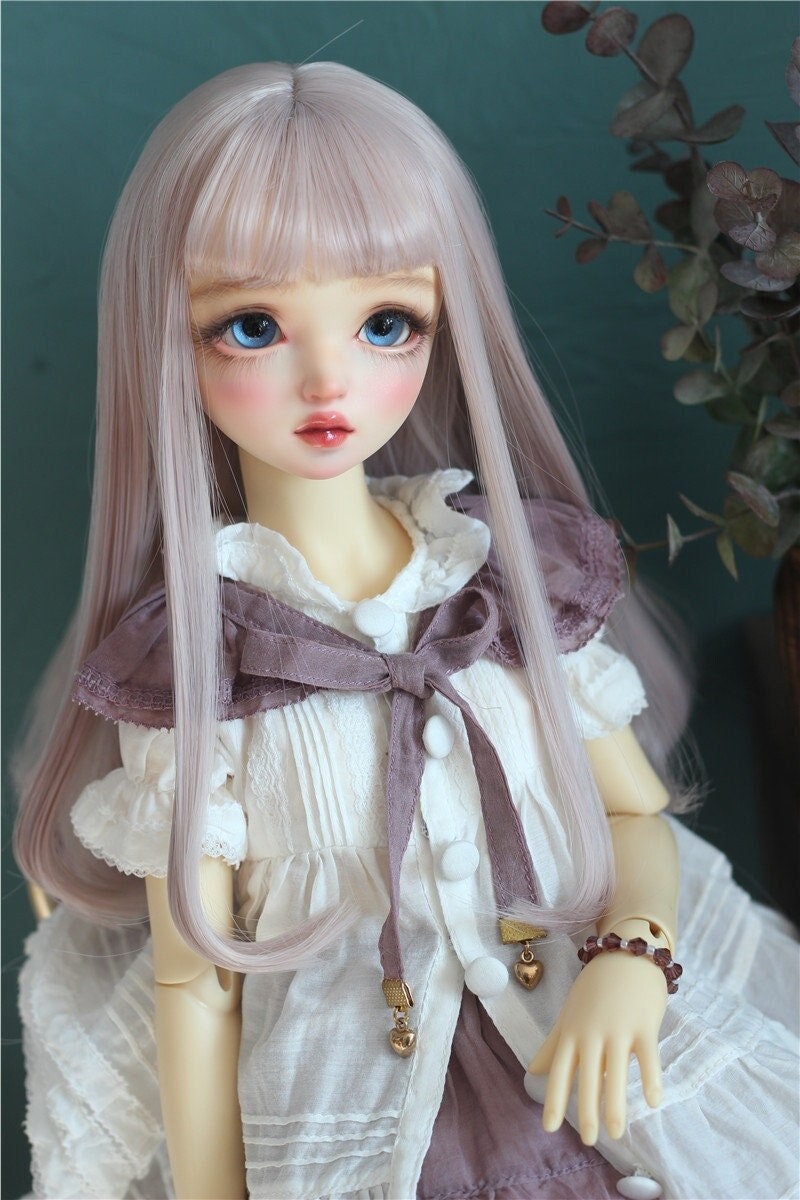 BJD Wig SD MSD Yosd Wig Long Hair With Bang for 1/6 1/4 1/3 - Etsy