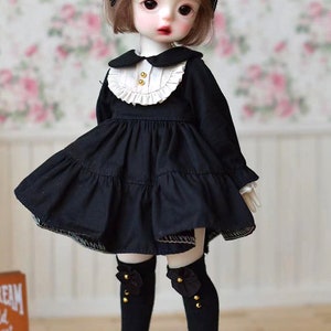 BJD Clothes Yosd Daily Dress headdress socks for 1/6 BJD Doll Outfit ...