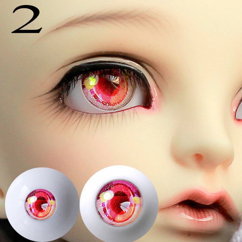 BJD Eyes Sparkling Cartoon 14mm 16mm 18mm 10mm 12mm Acrylic - Etsy