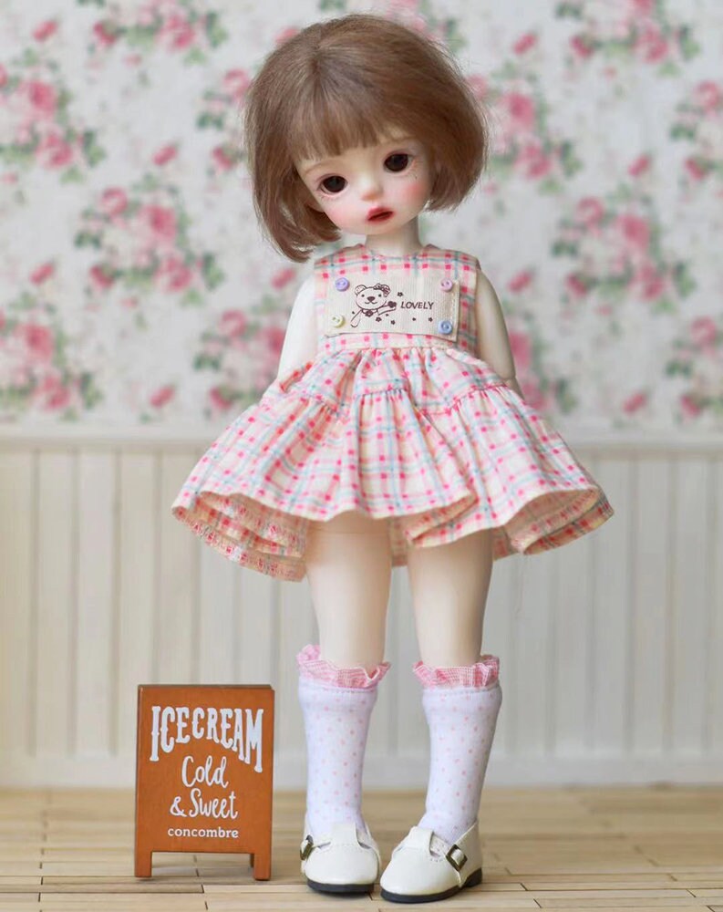 BJD Clothes Yosd Sleeveless Dress and Socks Set for 1/6 BJD - Etsy