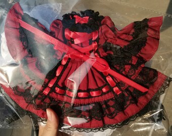 BJD Clothes SD Doll Clothes 1/3 1/4 1/6 Black Dress Hairband & | Etsy