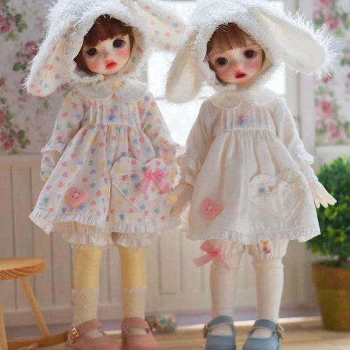 BJD Clothes Yosd Sleeveless Dress and Socks Set for 1/6 BJD - Etsy