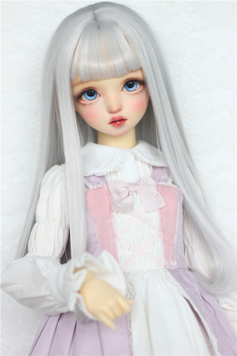 BJD Wig SD MSD Yosd Wig Long Hair With Bang for 1/6 1/4 1/3 - Etsy