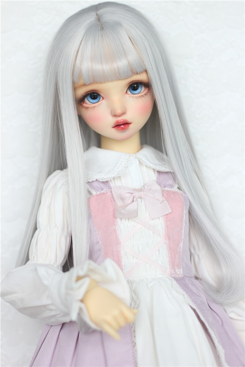 BJD Wig SD MSD Yosd Wig Long Hair With Bang for 1/6 1/4 1/3 - Etsy