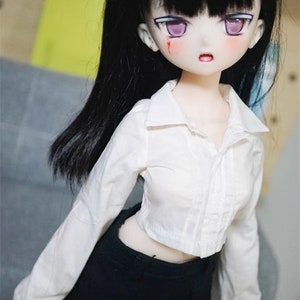 BJD Doll Clothes MSD MDD Kumako Shirt Skirt Vestsocks Set for 1/4 Bjd ...
