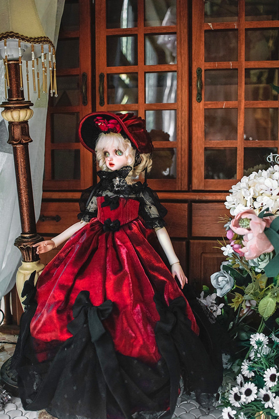 BJD Clothes MSD Palace Dress for Autumn & Winter for 1/4 - Etsy