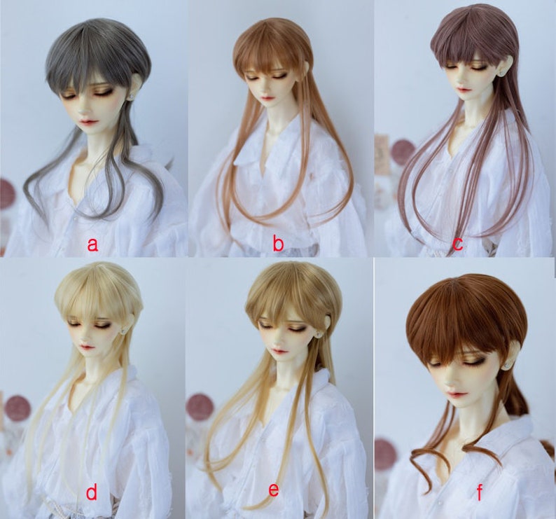 BJD Wig SD MSD Yosd Wig Mullet Hair for 1/6 1/4 1/3 Bjd Doll - Etsy