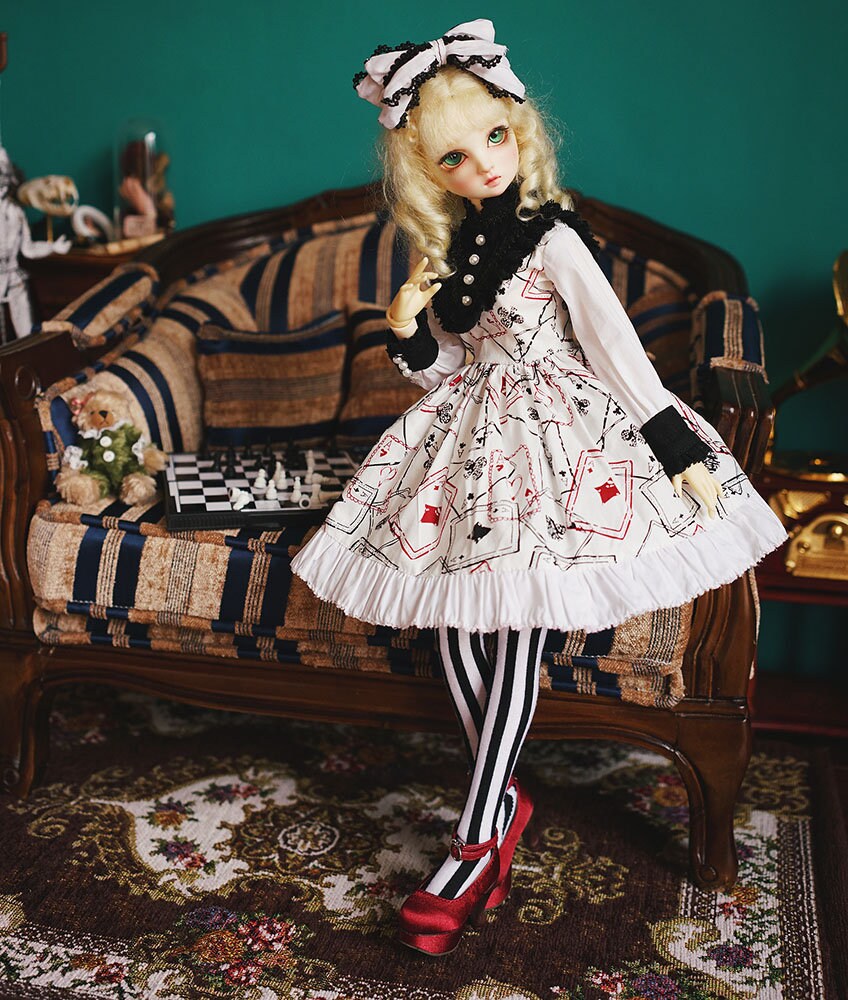 BJD Clothes SD Doll Clothes 1/3 1/4 1/6 BJD Dress white - Etsy