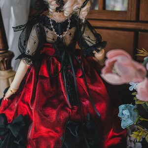 BJD Clothes MSD Palace Dress for Autumn & Winter for 1/4 17 Doll - Etsy