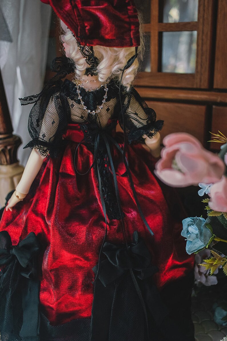 BJD Clothes MSD Palace Dress for Autumn & Winter for 1/4 | Etsy