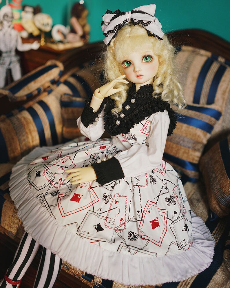 BJD Clothes SD Doll Clothes 1/3 1/4 1/6 BJD Dress white - Etsy