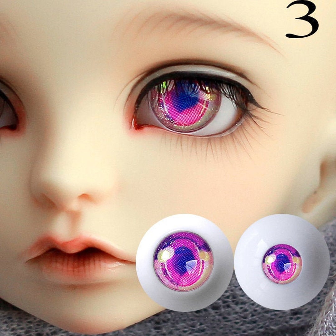 BJD Eyes Sparkling Cartoon 14mm 16mm 18mm 10mm 12mm Acrylic Eyes Doll ...