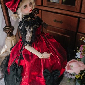 BJD Clothes MSD Palace Dress for Autumn & Winter for 1/4 17 Doll - Etsy