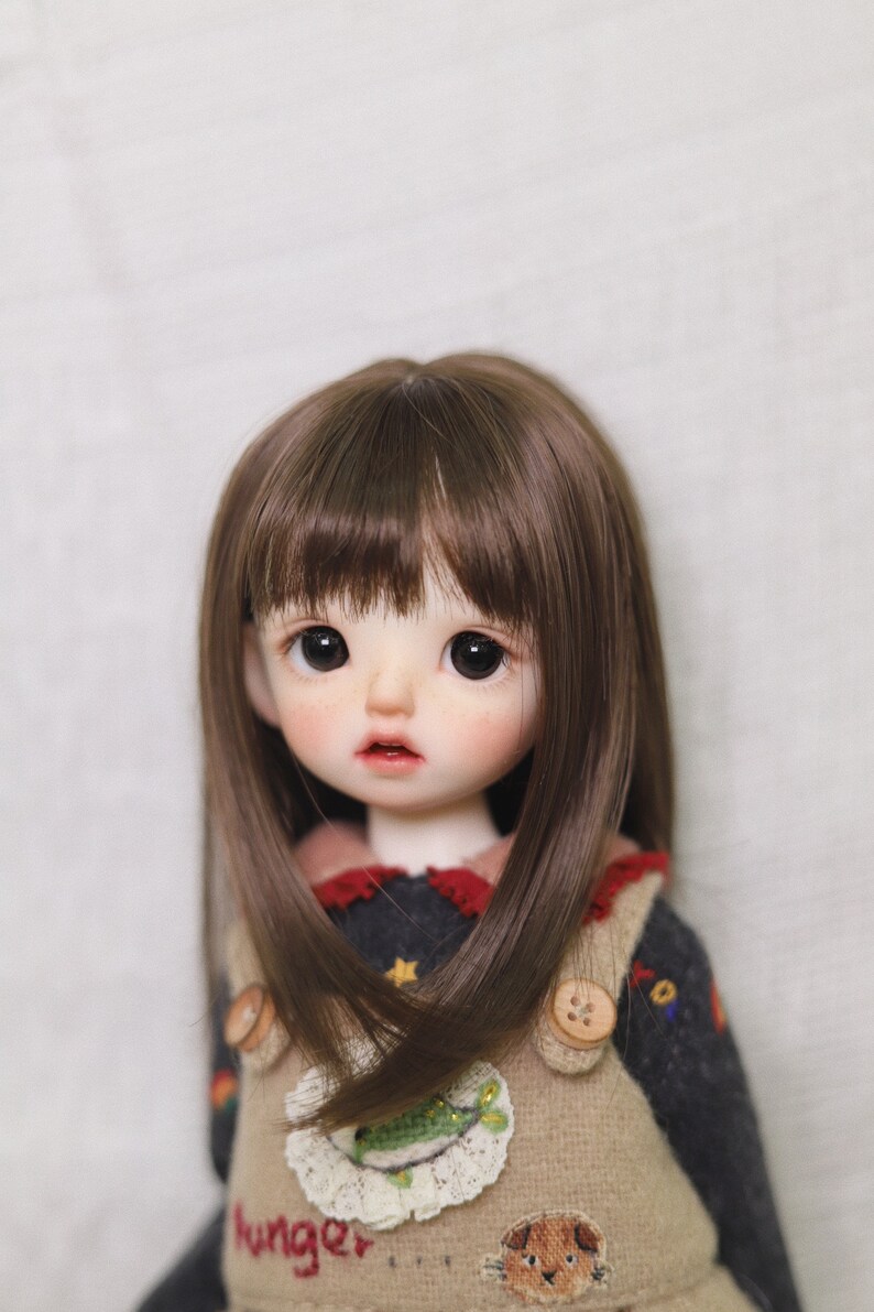 Bjd Wig Sd Msd Yosd Wig Long Hair Style With Bang For 13 14 Etsy