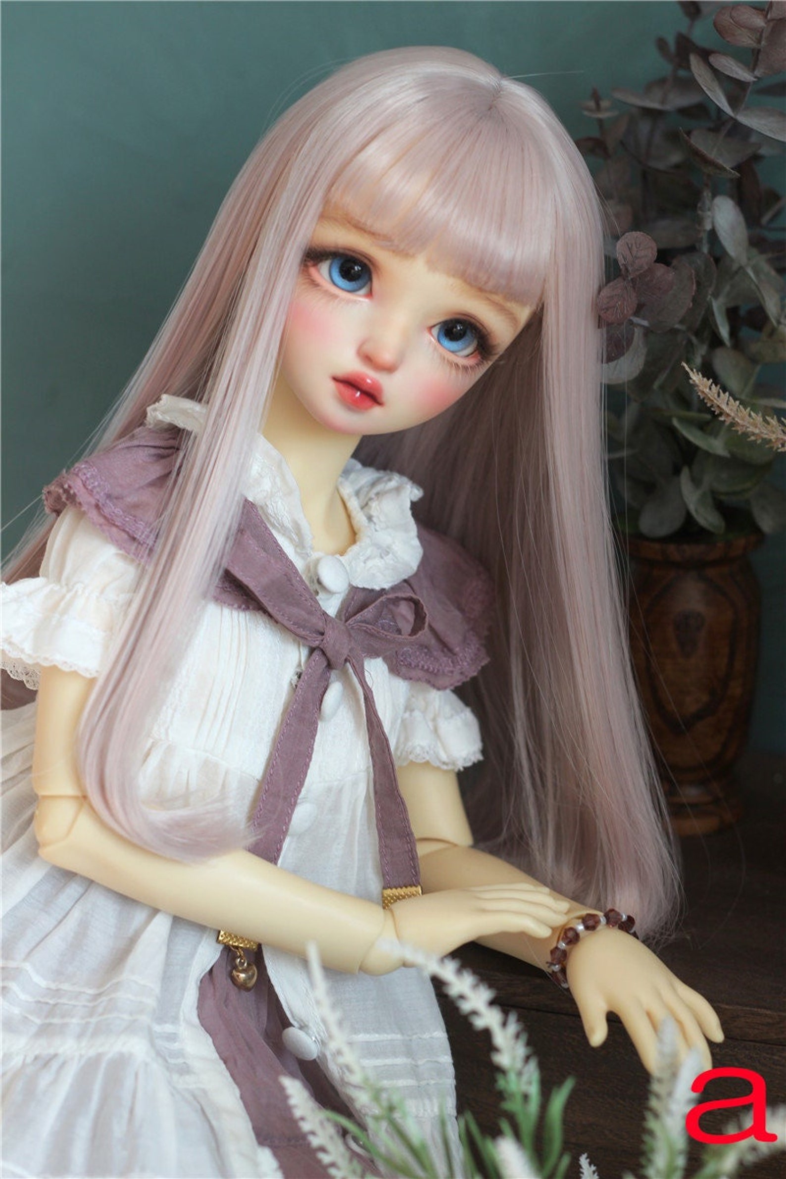BJD Wig SD MSD Yosd Wig Long Hair With Bang for 1/6 1/4 1/3 - Etsy