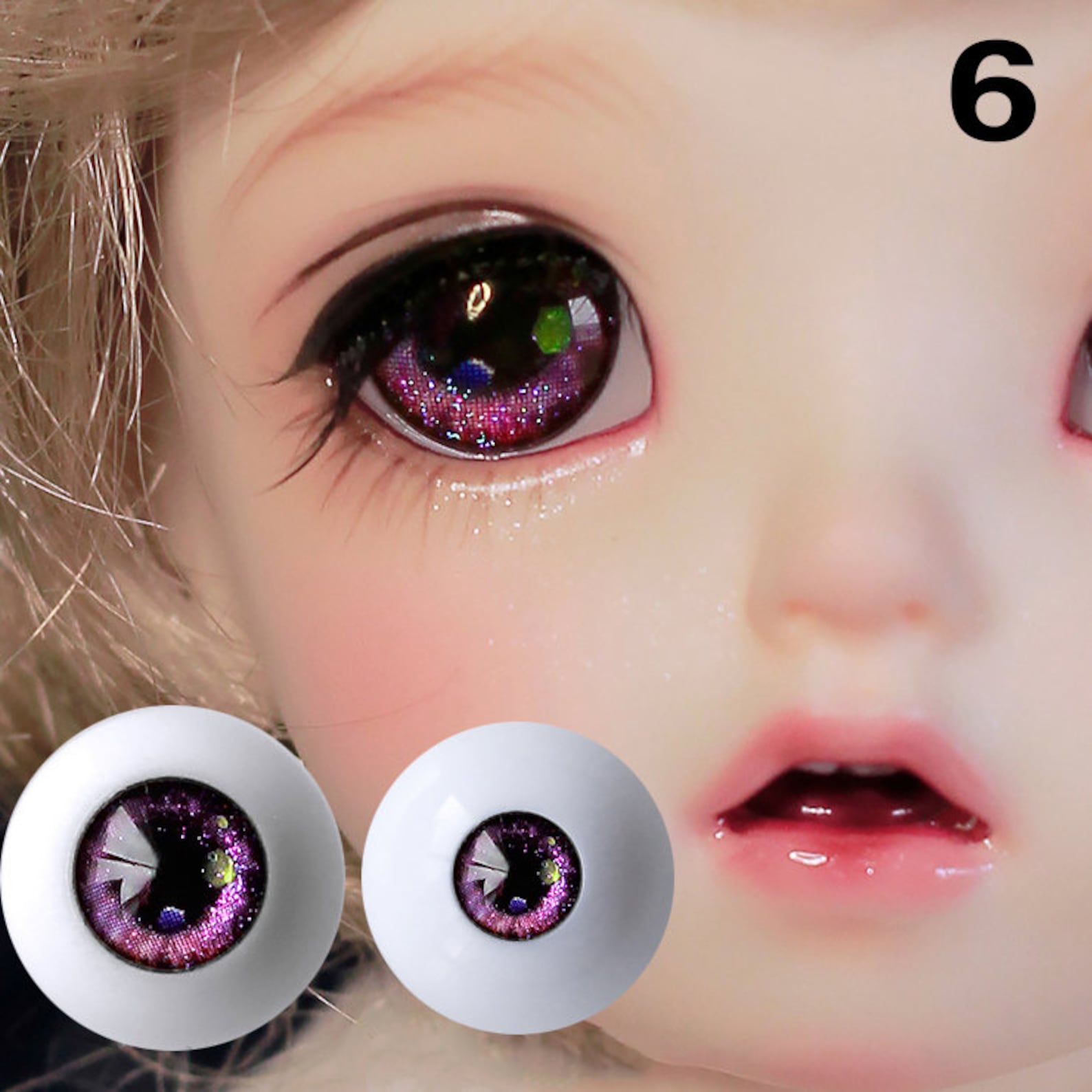 BJD Eyes 18mm 10mm 12mm 14mm 16mm Acrylic Eyes Doll Eyes Lw14 - Etsy