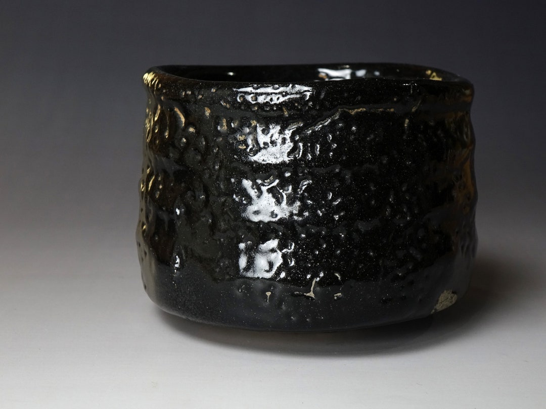 Seto Guro Chawan by Unknown Japanese Potter for Japanese Tea Ceremony ...