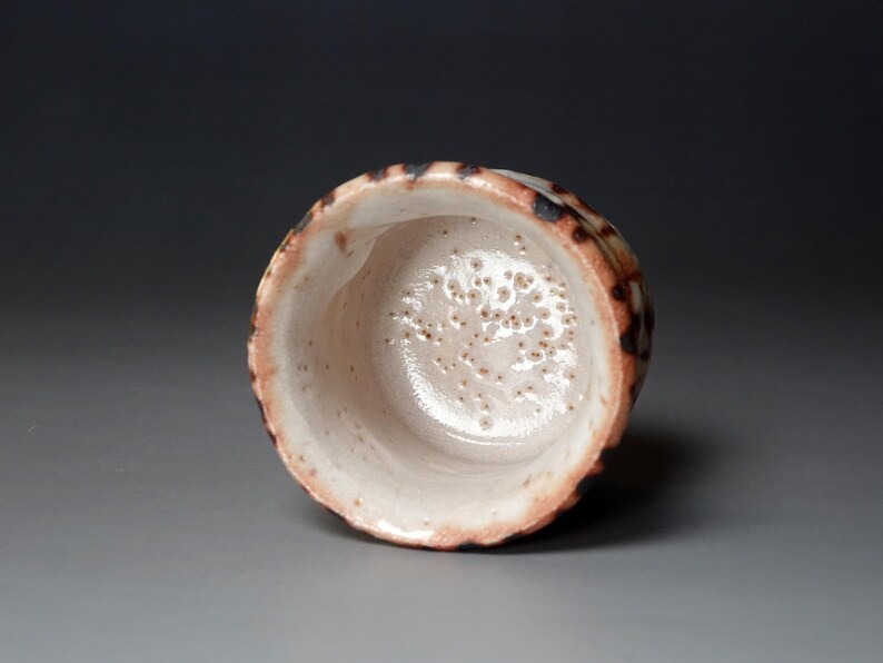 Wakao Toshisada (b. 1933) Shino Sake Cup: Japanese Pottery With Signed ...