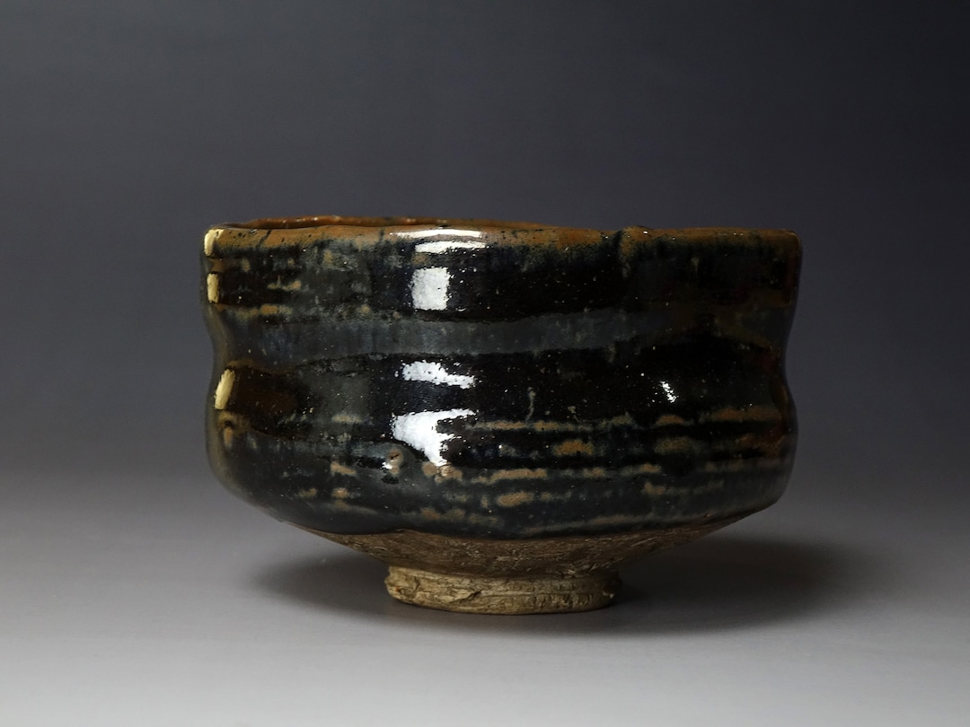 19c Brown Glazed Seto Ware Chawan for Japanese Tea Ceremony Antique Tea ...