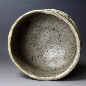 Rare Kazuhiko Sato (b. 1947) Ashido Glaze Rope Design Chawan Made in ...