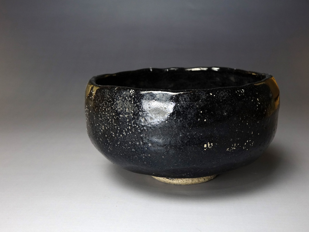 Early 20c Black Raku Chawan for Japanese Tea Ceremony - Etsy
