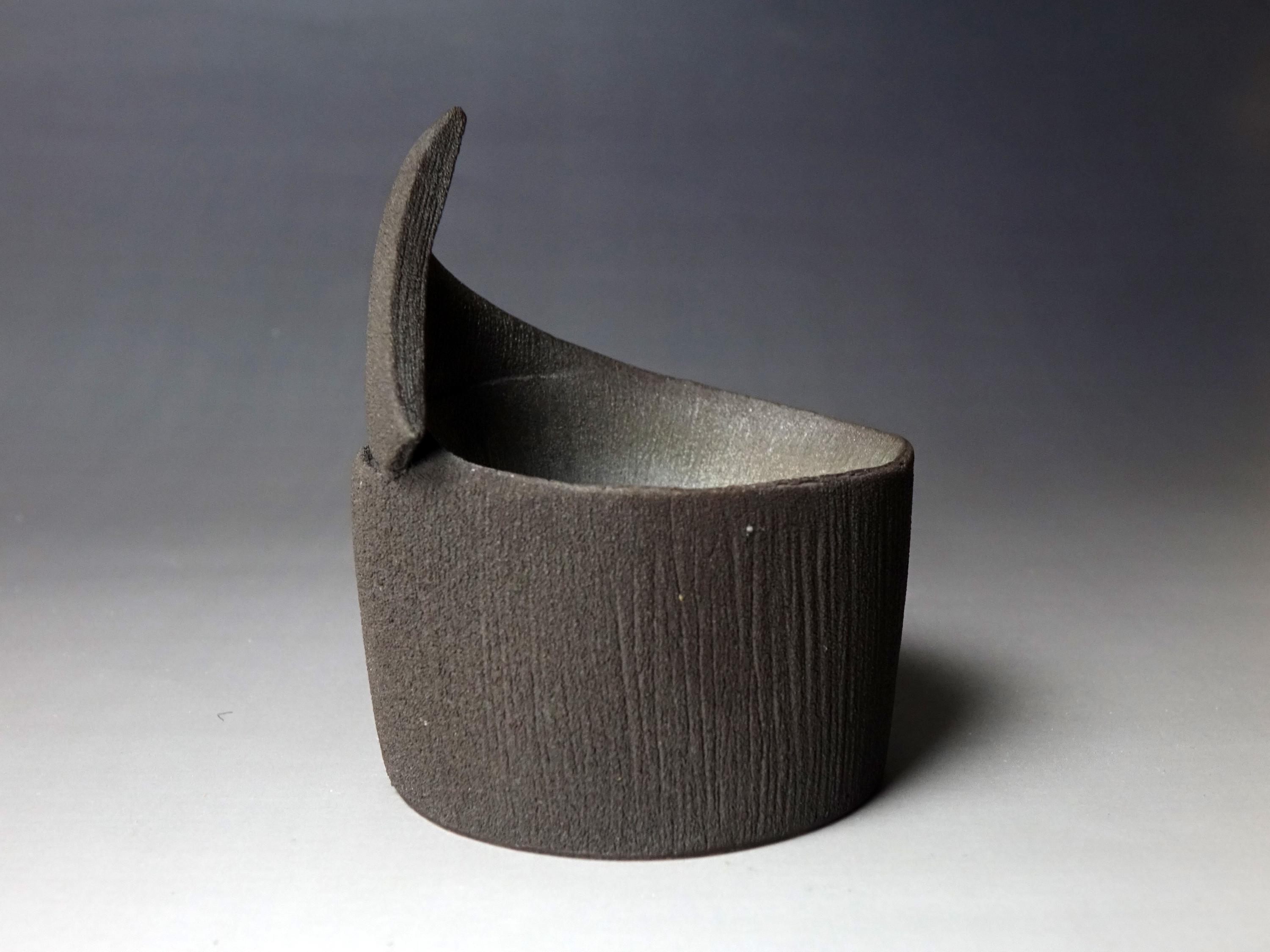 Fumio Matsutani (b. 1975) Rei (black) Sake Cup Japanese Studio Pottery ...