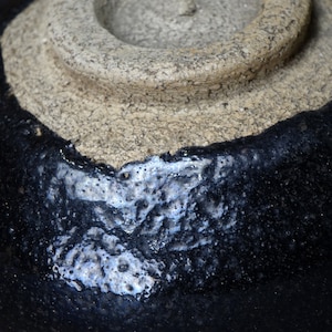 Early 20c Black Raku Chawan for Japanese Tea Ceremony - Etsy