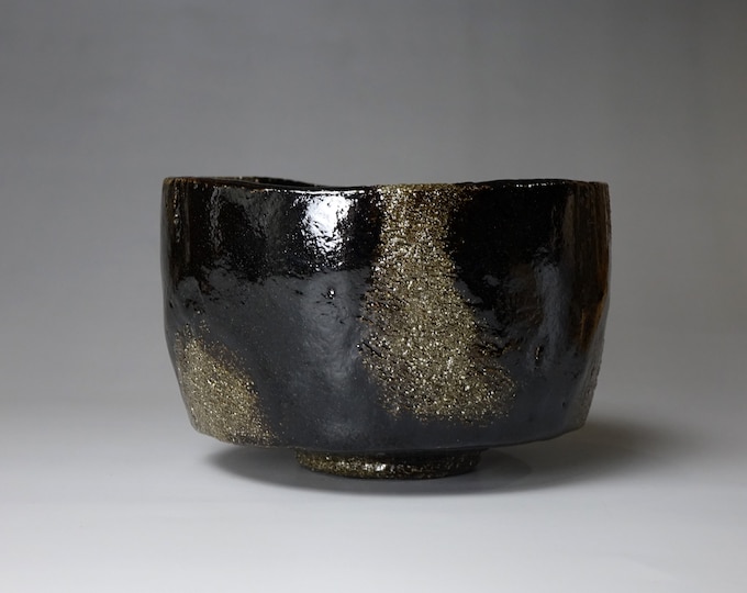 Kuro Raku Chawan by Shoraku (b. 1944) Imitating Koetsu Bowl Shichiri - Etsy