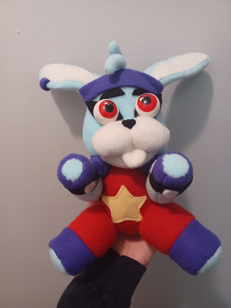 Fnaf SB Glamrock Bonnie Handmade Plush - Etsy
