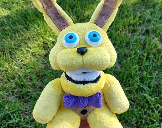 Fnaf Pit Spring Bonnie Handmade Plush OOAK - Etsy
