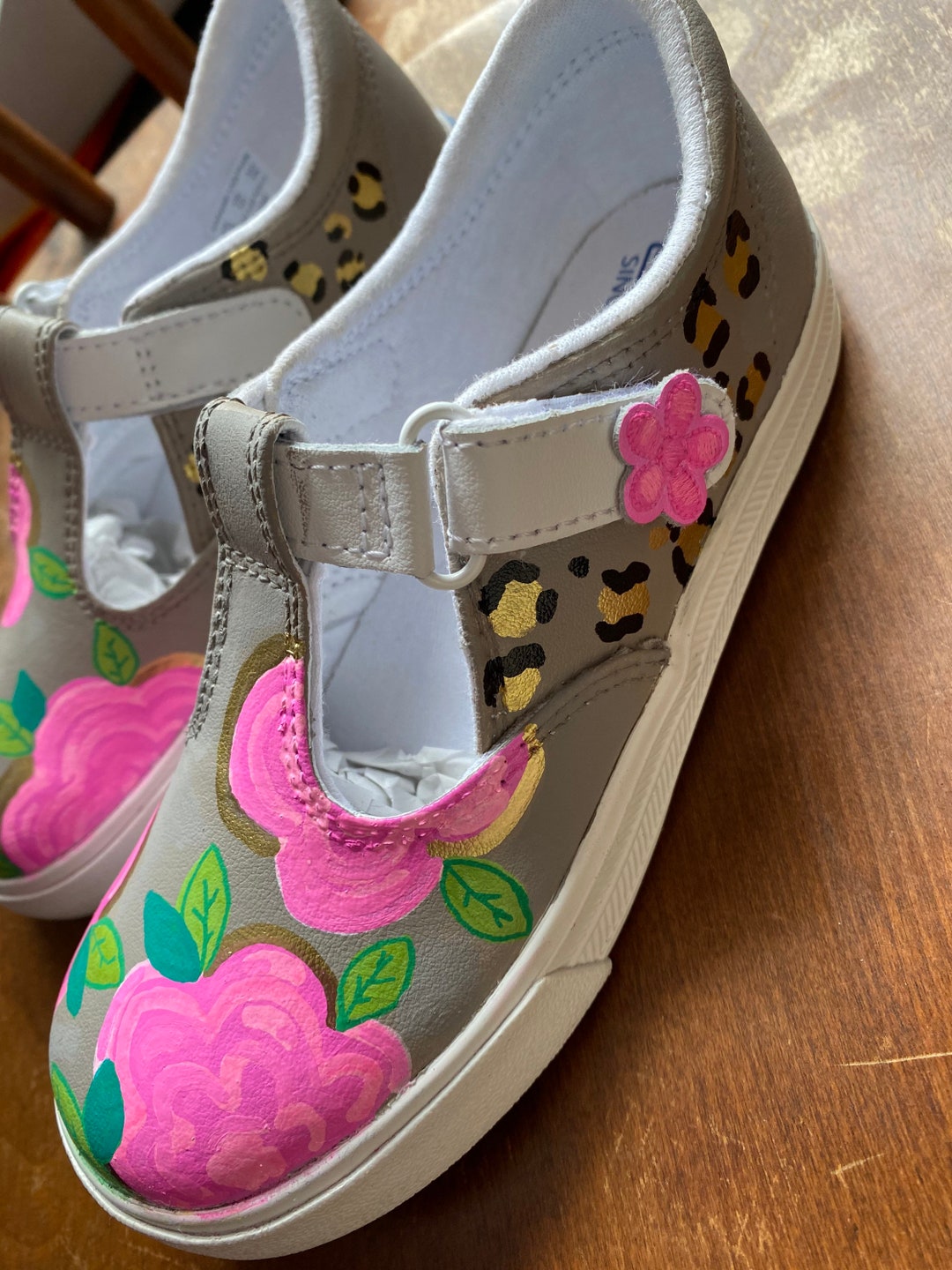 Hand painted Girls Keds - Etsy Österreich