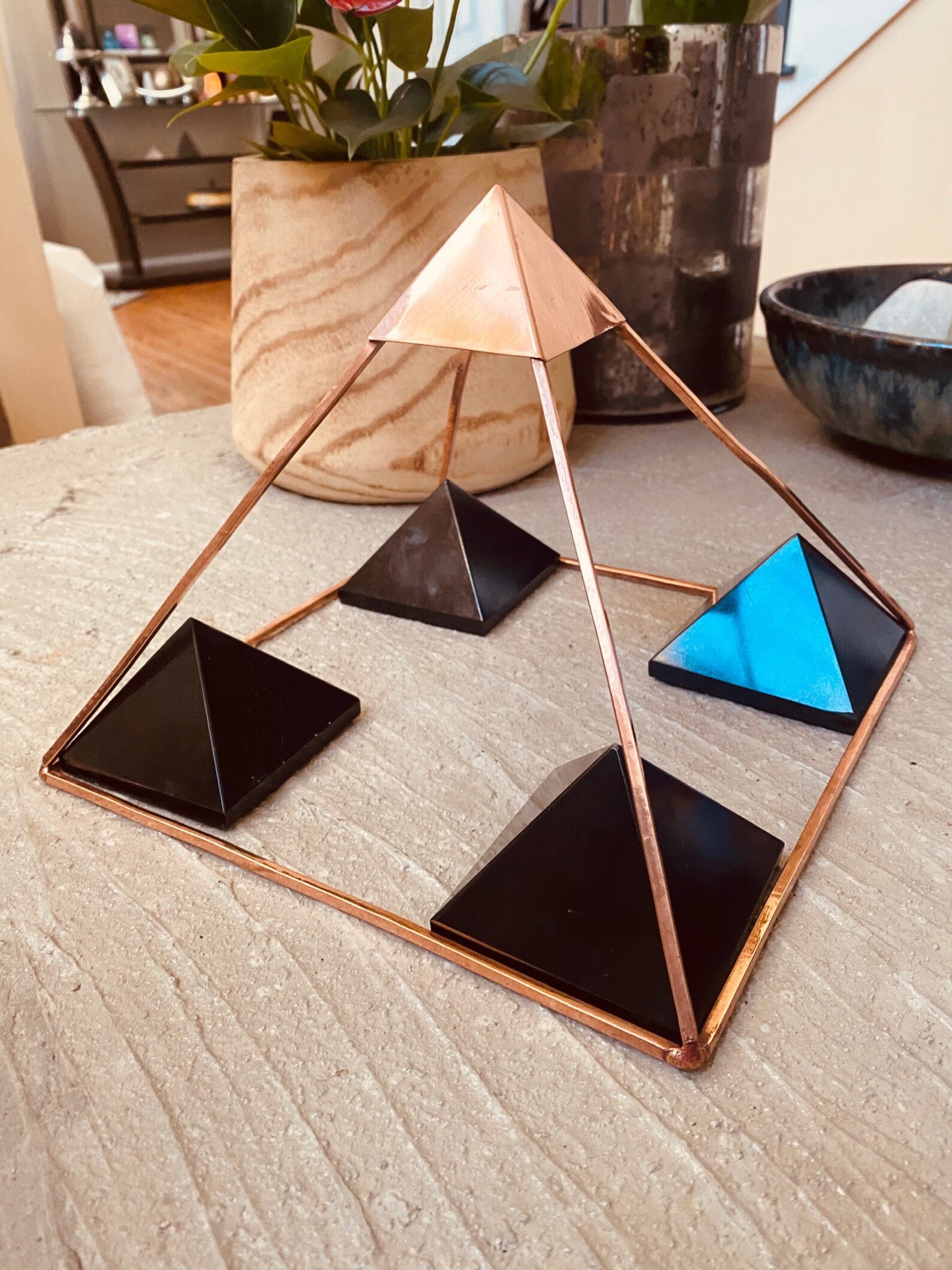 Copper Pyramid 9 100% PURE Copper Charging Pyramid | Etsy
