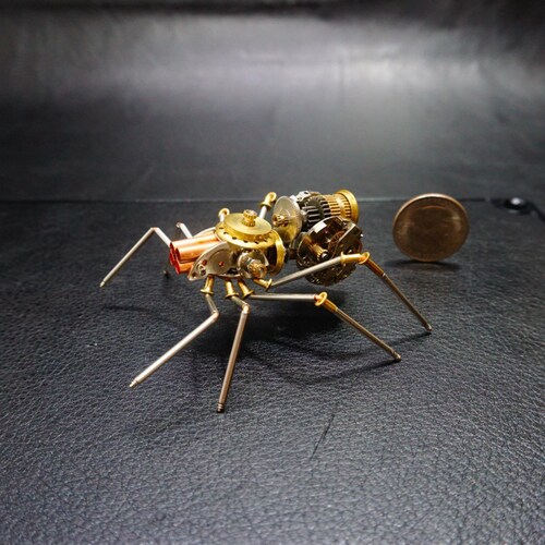 SPIDER Steampunk/ Iron Bug/ Metal Insect Ver. 2 - Etsy