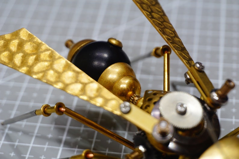 WASP Steampunk/ Iron Bug/ Metal Insect Ver. 2 - Etsy