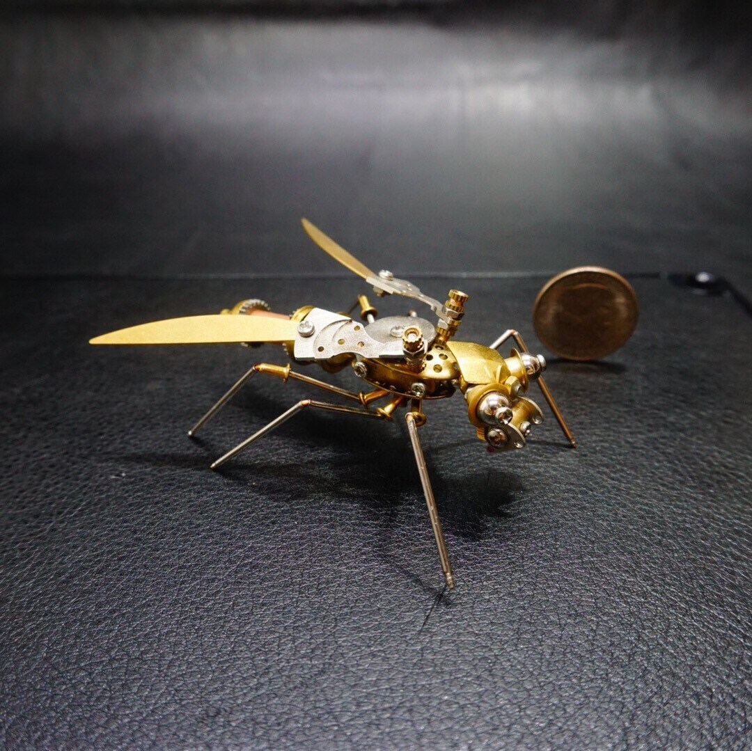 WASP - Steampunk/ Iron Bug/ Metal Insect Ver. 1 - Etsy