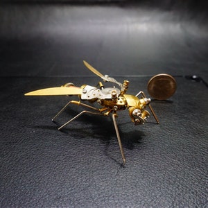 WASP - Steampunk/ Iron Bug/ Metal Insect Ver. 1 - Etsy