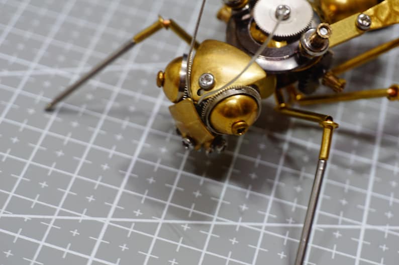 WASP Steampunk/ Iron Bug/ Metal Insect Ver. 2 - Etsy