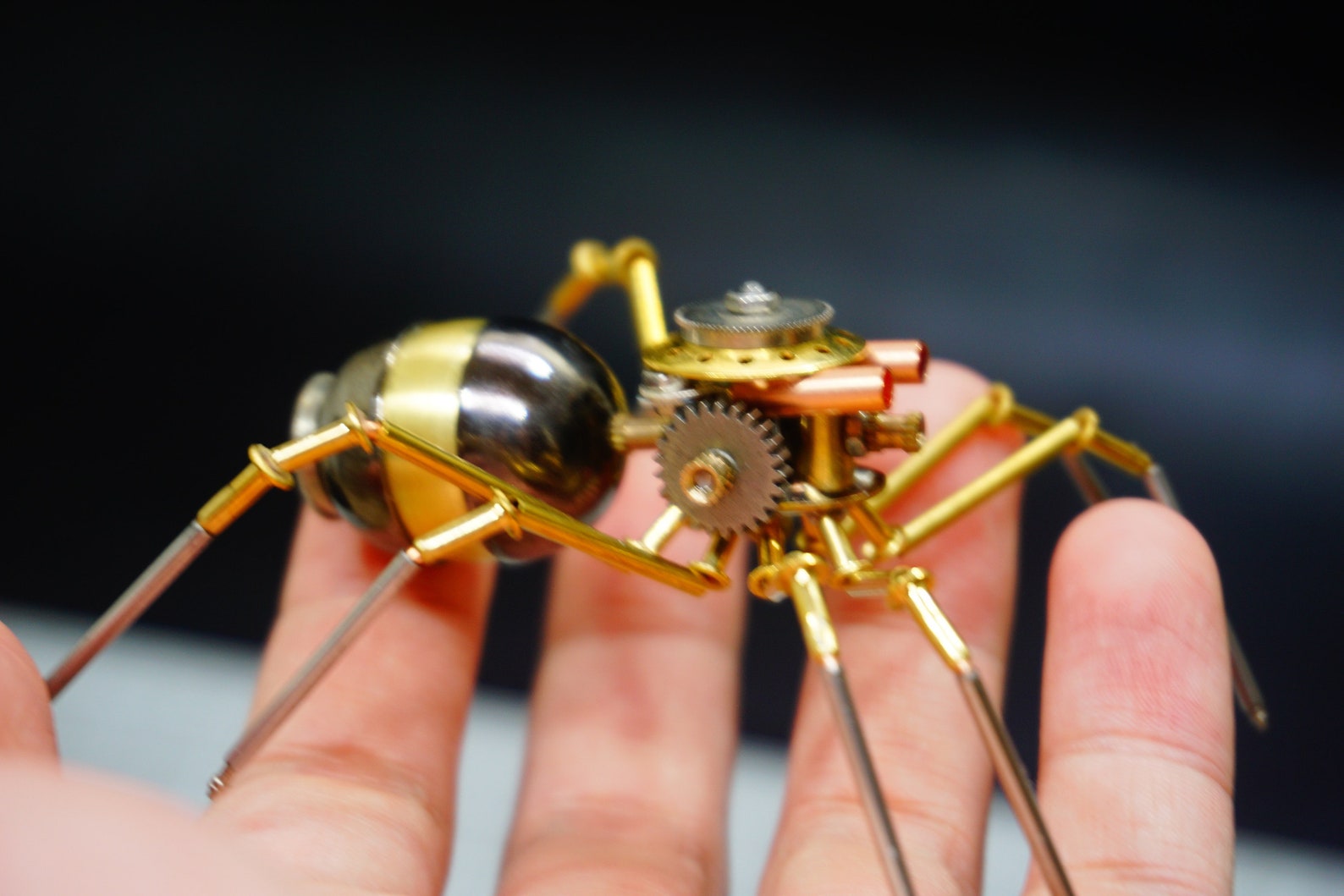 SPIDER Steampunk/ Iron Bug/ Metal Insect Ver. 2 - Etsy