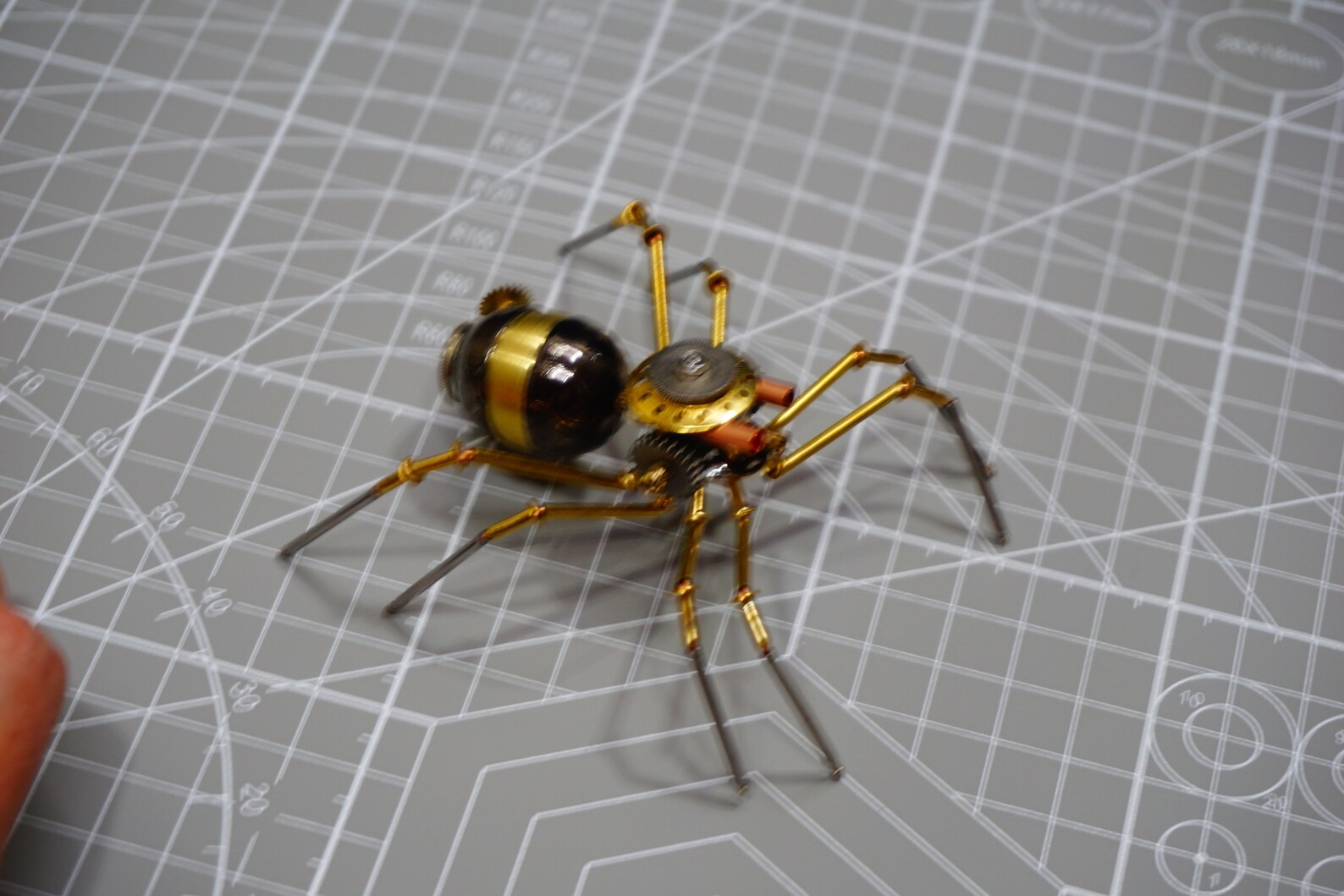 SPIDER Steampunk/ Iron Bug/ Metal Insect Ver. 2 - Etsy