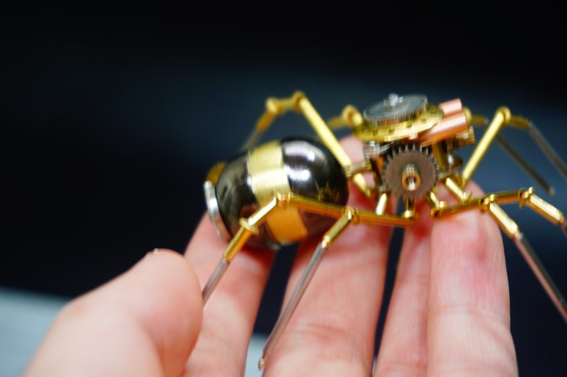 SPIDER Steampunk/ Iron Bug/ Metal Insect Ver. 2 - Etsy