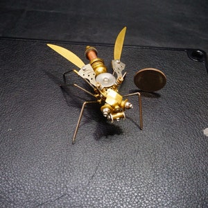 WASP - Steampunk/ Iron Bug/ Metal Insect Ver. 1 - Etsy