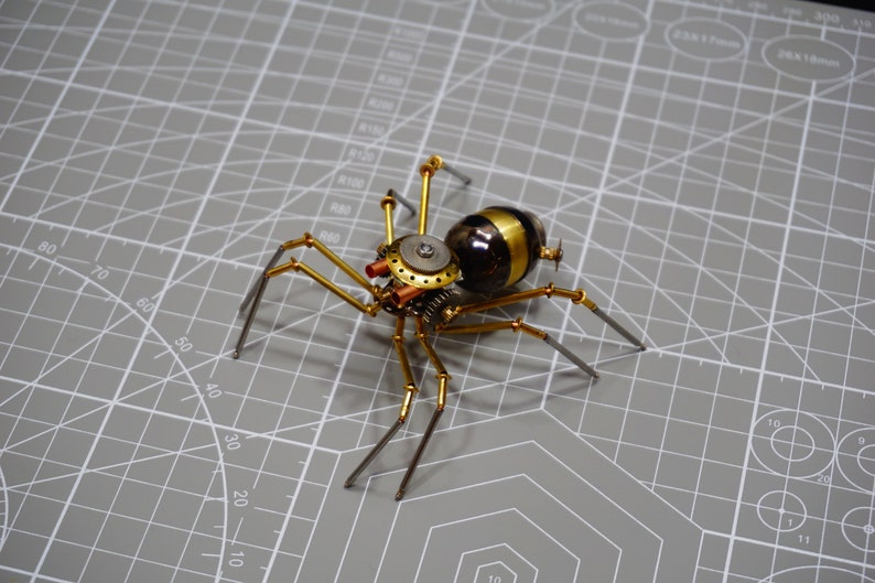 SPIDER Steampunk/ Iron Bug/ Metal Insect Ver. 2 - Etsy